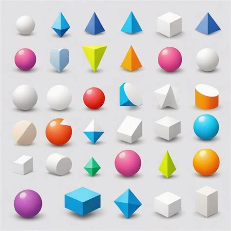 Modular Shapes Detailed Vector Set Premium Ai Generated Vector