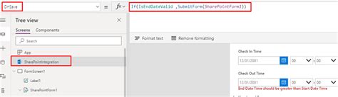 Power Apps Validation End Date And Time Should Be Greater Than Start Date And Time