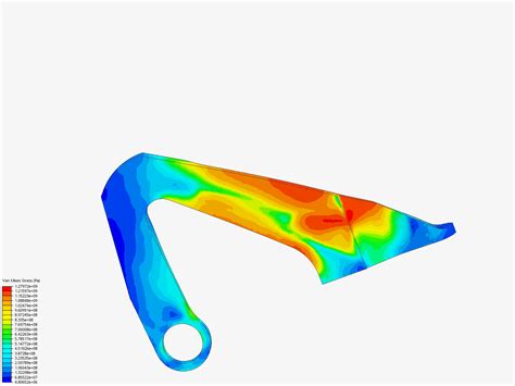Plate 2 Nonlinear Analysis Of Aircraft Engine Bearing Bracket Copy By Rmacalintal Simscale