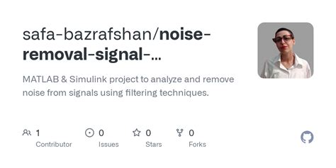 Noise Removal Signal Processingnoise Removal Using Matlabpdf At Main · Safa Bazrafshannoise
