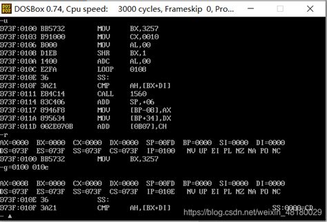 【汇编语言】实验一利用debug程序中的“e”命令将两个多字节数“12345678h”和“fedcba98h”分别送 Csdn博客 【汇编语言】实验一利用debug程序中的“e”命令将两个多字节数“12345678h”和“fedcba98h”分别送 Csdn博客