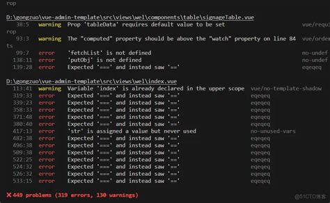 Vue Cli 项目迁移：eslint报错解决 Csdn博客