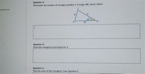 Question 4 Determine The Number Of Triangles StudyX