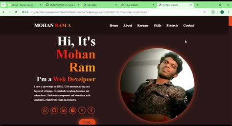 Mohan Ram A On Linkedin Codsoft Internship Webdevelopment