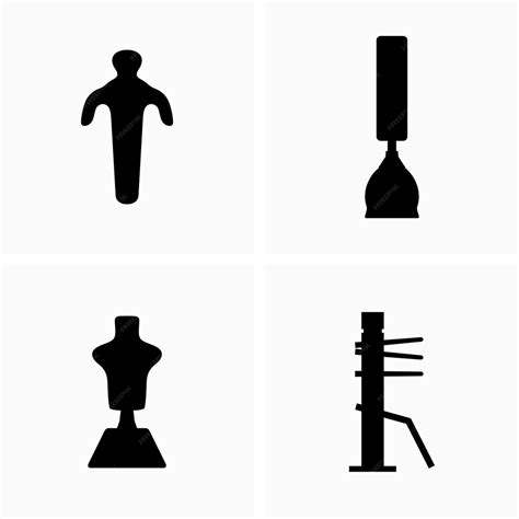 Premium Vector Dummies For Fighting Trainings