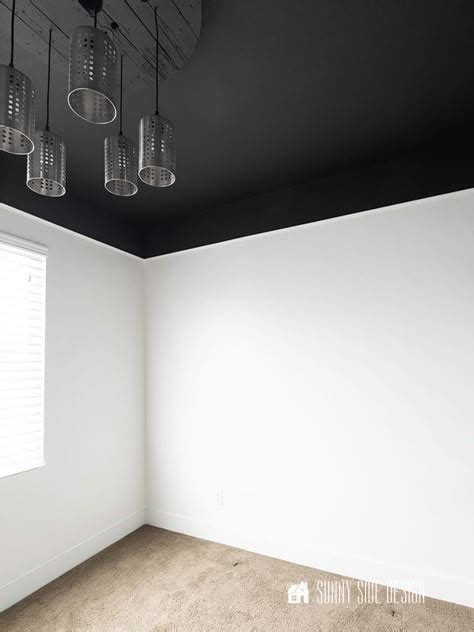 Black Ceiling White Walls