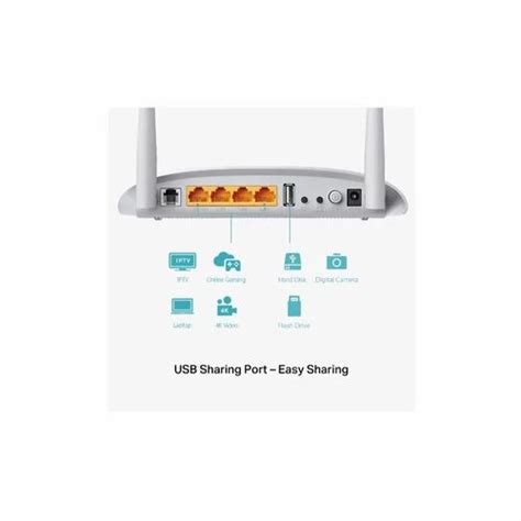 White TD W9970 300Mbps Wireless N USB VDSL ADSL Modem Router At Rs 2399