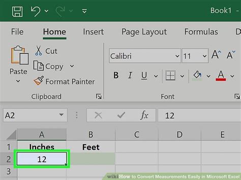 3 Ways To Convert Measurements Easily In Microsoft Excel Wikihow