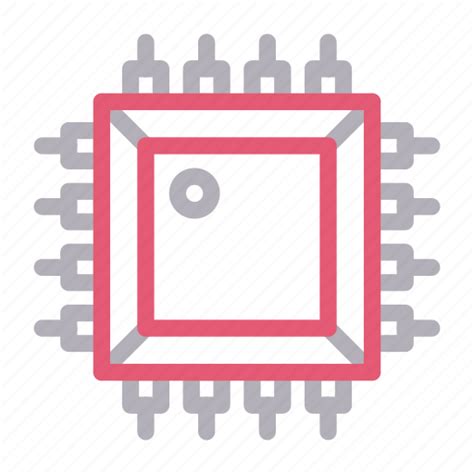 Chip Cpu Electronics Hardware Processor Icon Download On Iconfinder