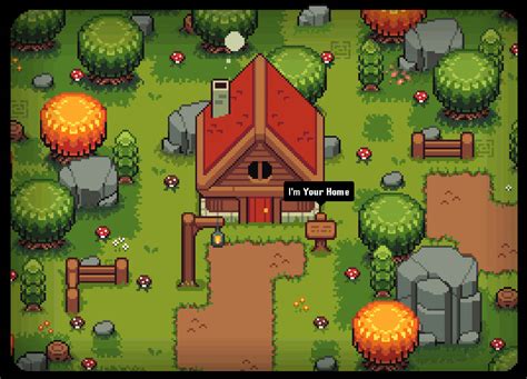 Nature Pixels V2 Top Down Pixel Art Asset Pack By Gowl