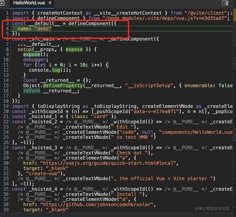 Vue3 开发者一定要看，setup 语法糖排坑最近在用`vue3`开发的时候，`debug` 代码时，`sourcem 掘金