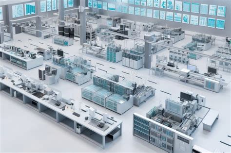 Industrial Facility With Myriad Of Sensors And Monitors Tracking Different Aspects Of The