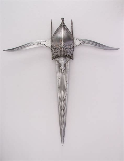 Dagger Katar With Two Side Blades Bichuwa Indian The Metropolitan Museum Of Art