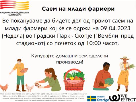 Саем на млади фармери Национална Федерација на Фармери