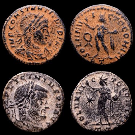 Roman Empire Constantine I 306 337 Ad And Licinius I Catawiki