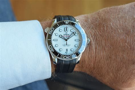 Omega Seamaster Diver 300m Master Chronometer White Dial Review Price