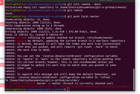 Não Consigo Executar O Git Push Local Master Git E Github Controle E