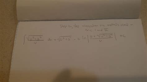 Solved Step By Step Integration Using Methods Learned In