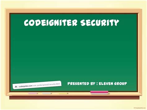 Code Igniter Security Pptx Web Development Internet