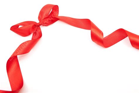 활이 달린 빨간 리본 사진 배경 및 무료 다운로드를위한 그림 Pngtree