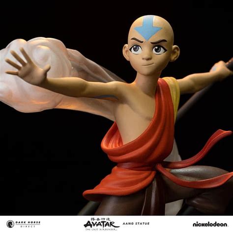 Avatar The Last Airbender Polyresin Statue Aang And Momo
