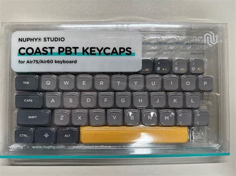 Nuphy Coast Twilight Nsa Dye Sub Pbt Keycaps 電腦＆科技 電腦周邊及配件 電腦鍵盤及相關產品 Carousell