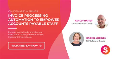 On Demand Webinar Invoice Processing Automation