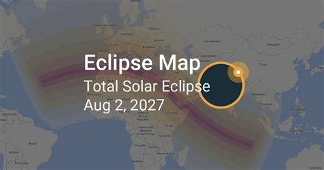 Total Solar Eclipse On Aug 2 2027 Path Map And Times