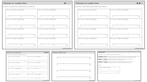 Estimate On A Number Line Practical Primary Stars Education