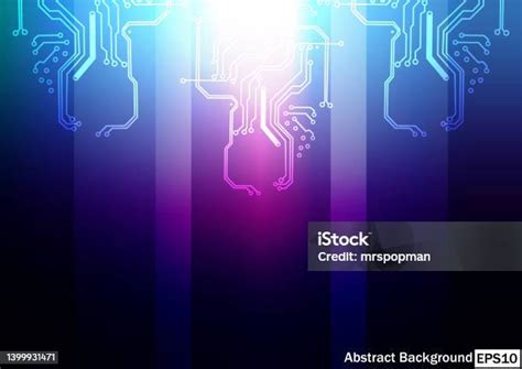 추상 벡터 디지털 기술 기술 회로와 미래 지향적 인 배경 디자인 개념 추상적인 기술 일러스트 벡터 디자인 개념에 대한 스톡 벡터 아트 및 기타 이미지 Istock