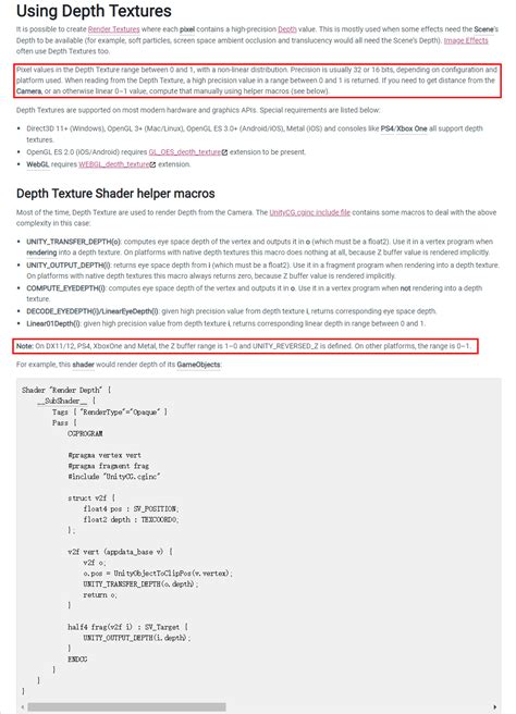 Unity3d Shader系列之深度纹理unity摄像机的深度纹理模式设置为depth Csdn博客