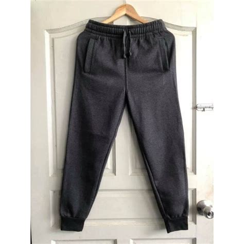 ลดราคากางเกงขายาวผ้าสำลีด้านในใส่ออกกำลังกาย ผ้าหนา นุ่ม ใส่สบาย Shopee Thailand