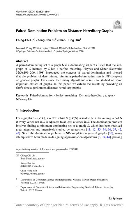 Paired Domination Problem On Distance Hereditary Graphs
