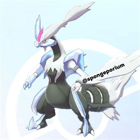 Shiny White Kyurem Pokemon Sword And Shield Video Gaming Gaming