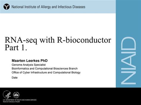 Rna Seq With R Bioconductor Pdf