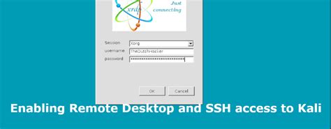 Enabling Remote Desktop And Ssh Access To Kali The Dutch Hacker