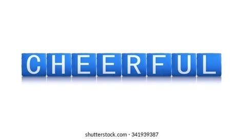 Cheerful Word Stock Illustration 341939387 Shutterstock