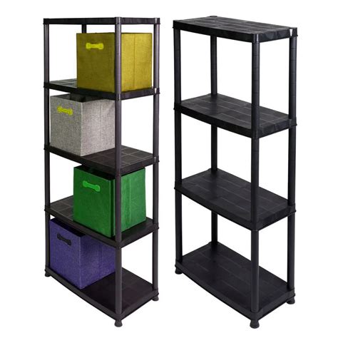 4 Tier Assemblable Reinforced Plastic Storage Shelves Buy Plastic