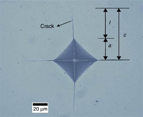 Crack Formation On An Indented Sample For Fracture Toughness