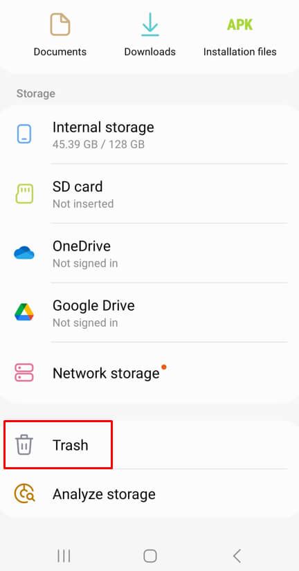 How To Find The Trash Can Folder On Your Android Phone Amfahs Empire