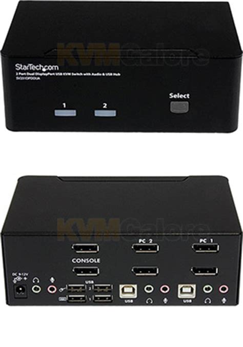 StarTech Port Dual View K DisplayPort KVM Switch SV DPDDUA
