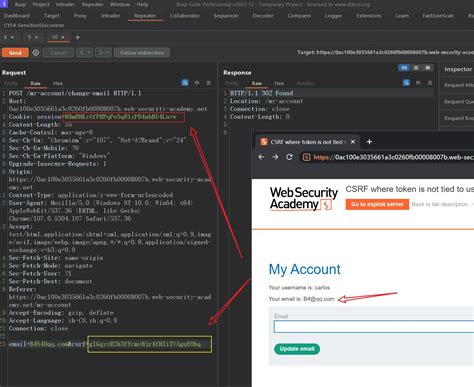 Portswigger Csrf Lab 跨站请求伪造靶场wp 🔰雨苁ℒ🔰