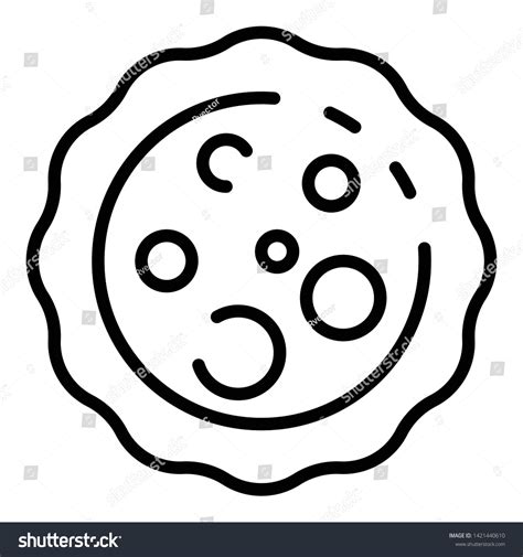 Streptococcus Structure Icon Outline Streptococcus Structure Stock