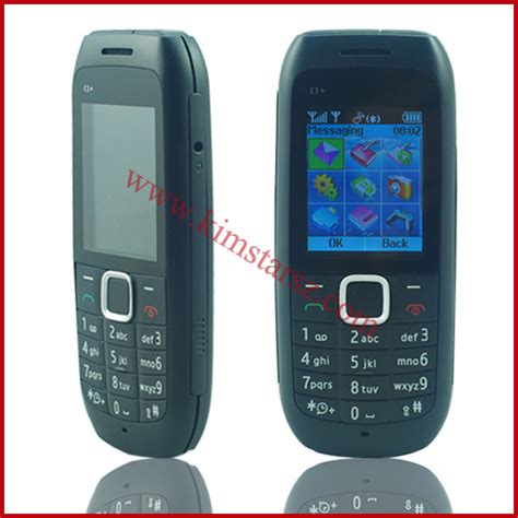Unlocked Quad Band Dual SIM Cell Phone New Black C1 Unlocked Quad Band Dual Sim Cell Phone