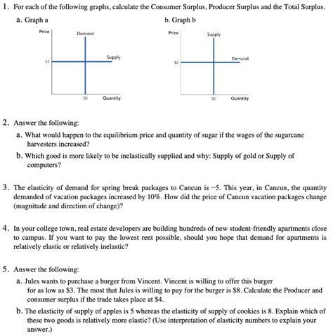 Solved 1 For Each Of The Following Graphs Calculate The Chegg Com