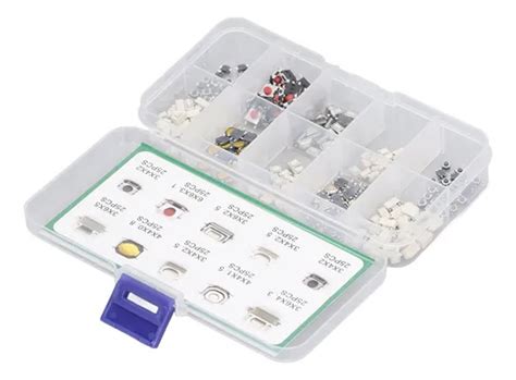 Kit De Botones Táctiles 250 Unidades 10 Especificaciones A Cuotas Sin Interés
