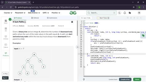 gfg160 gfg160 geekstreak2025 geeksforgeeks dsa binarytree recursion uday kumar