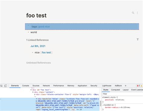 `data page tags` attributes are not assigned to the page property block