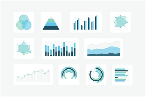 21 vector graphs and charts svg by medialoot on creativemarket vector graph chart graphing