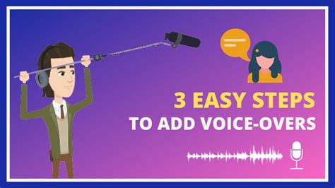 How To Add Voice Overs For Youtube Video 3 Easy Steps Youtube